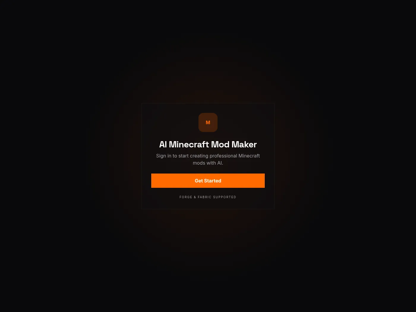 AI Minecraft Mod Maker