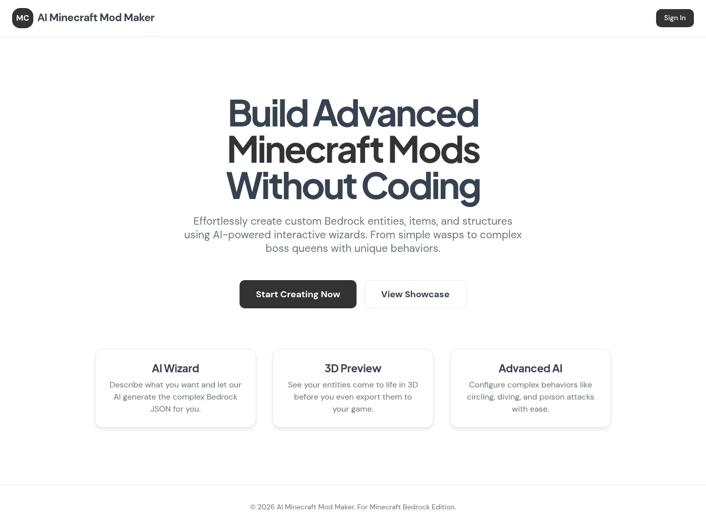 AI Minecraft Mod Maker
