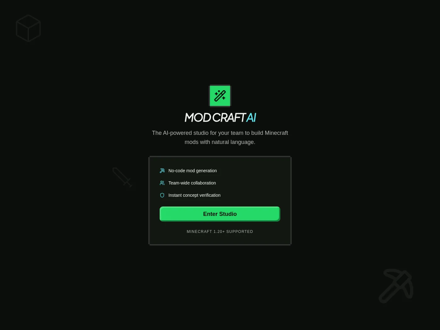 AI Minecraft Mod Platform