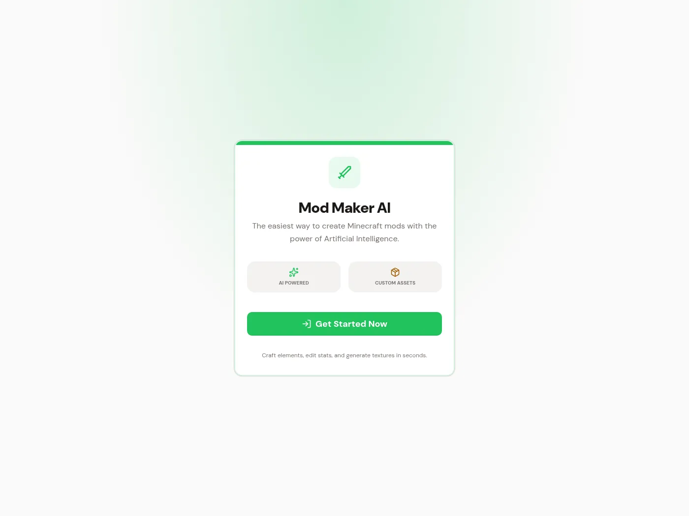 AI Minecraft Mod Maker