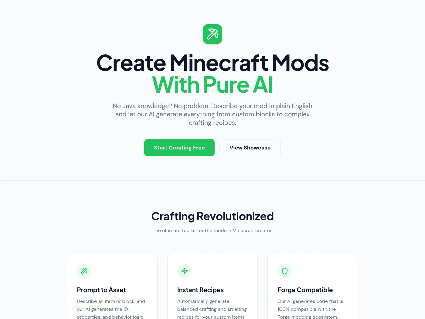 AI Minecraft Mod Creator