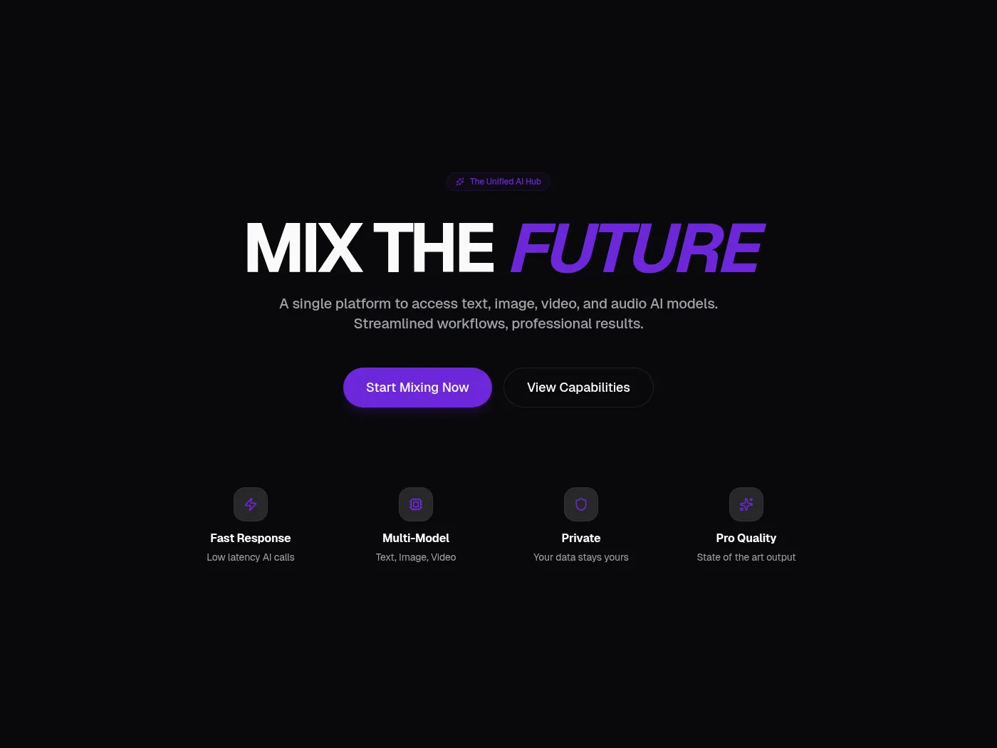 AI Mixer Hub