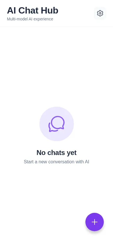 AI Model Chat Hub