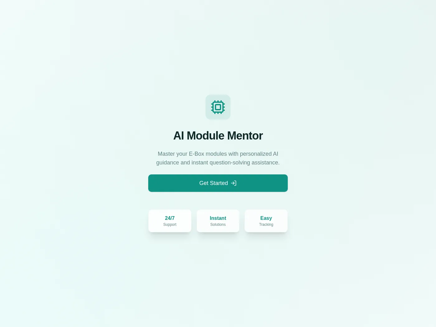 AI Module Mentor