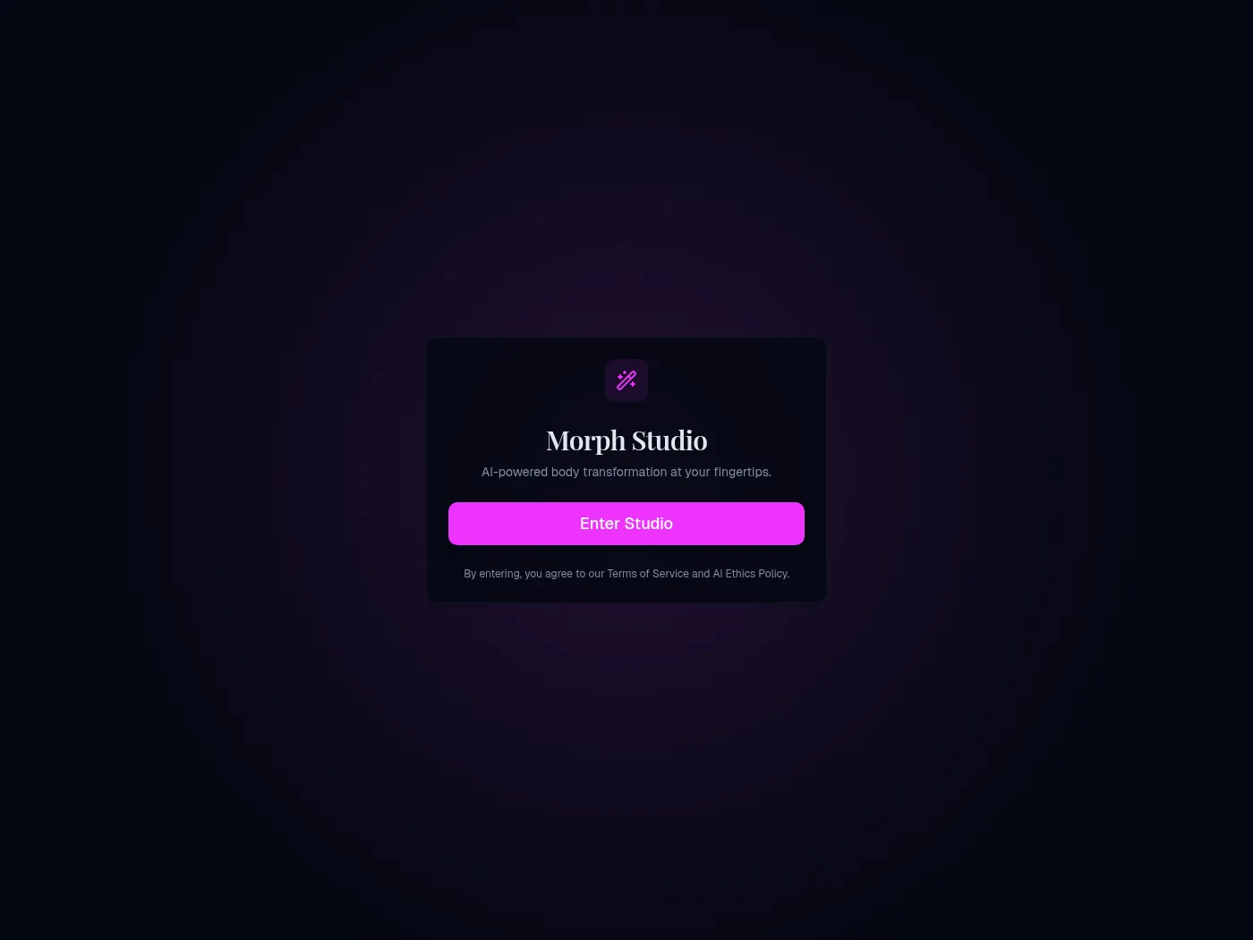 AI Body Morph Studio