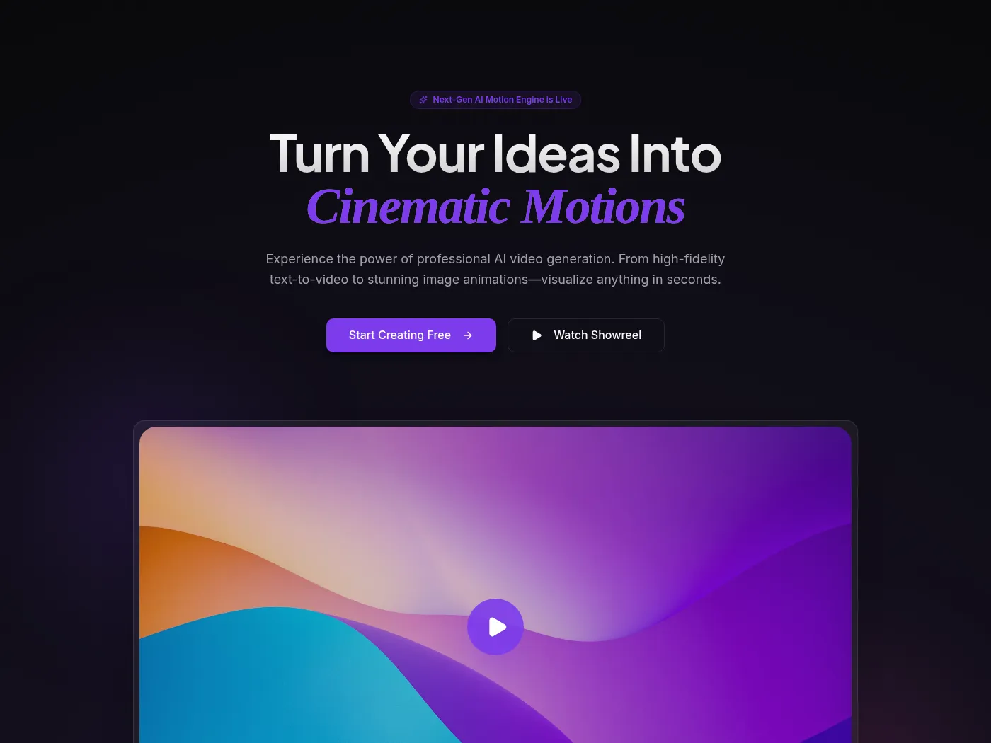 AI Motion Creator