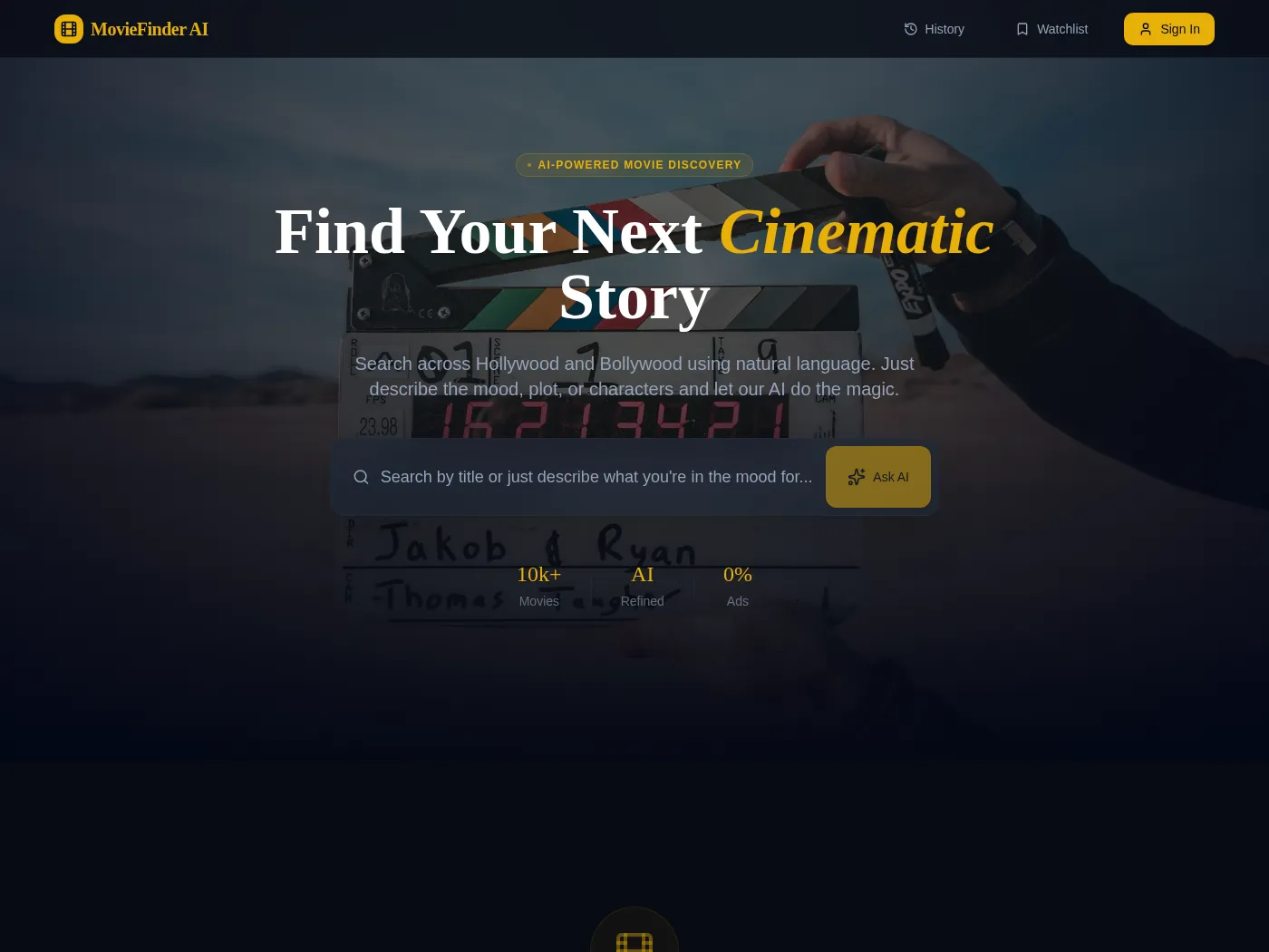 MovieFinder AI