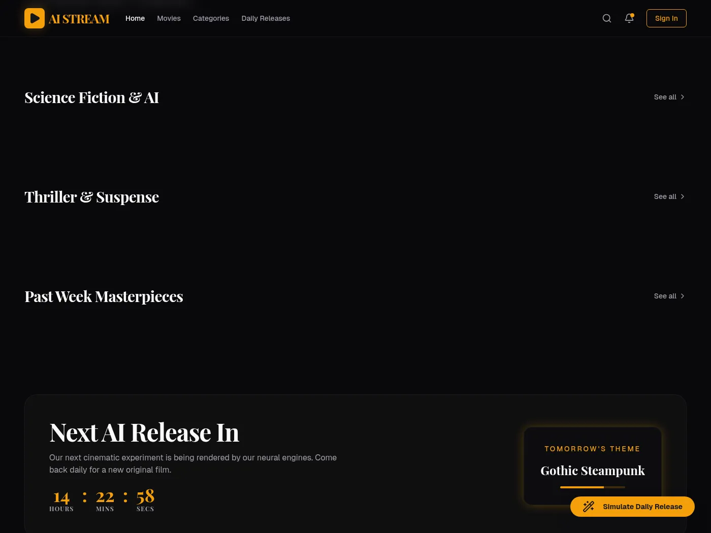 AI Movie Stream
