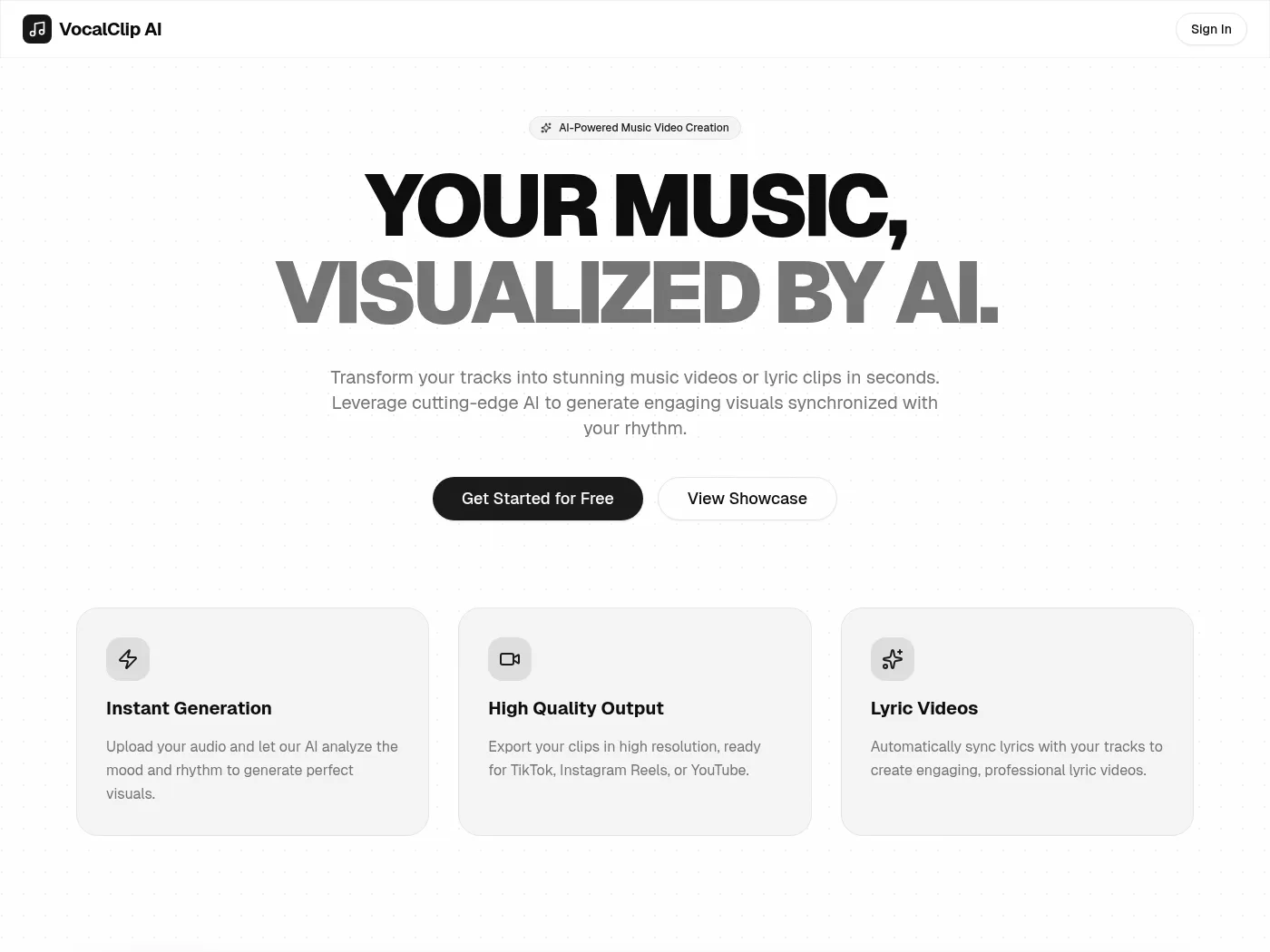 AI Music Clip Maker