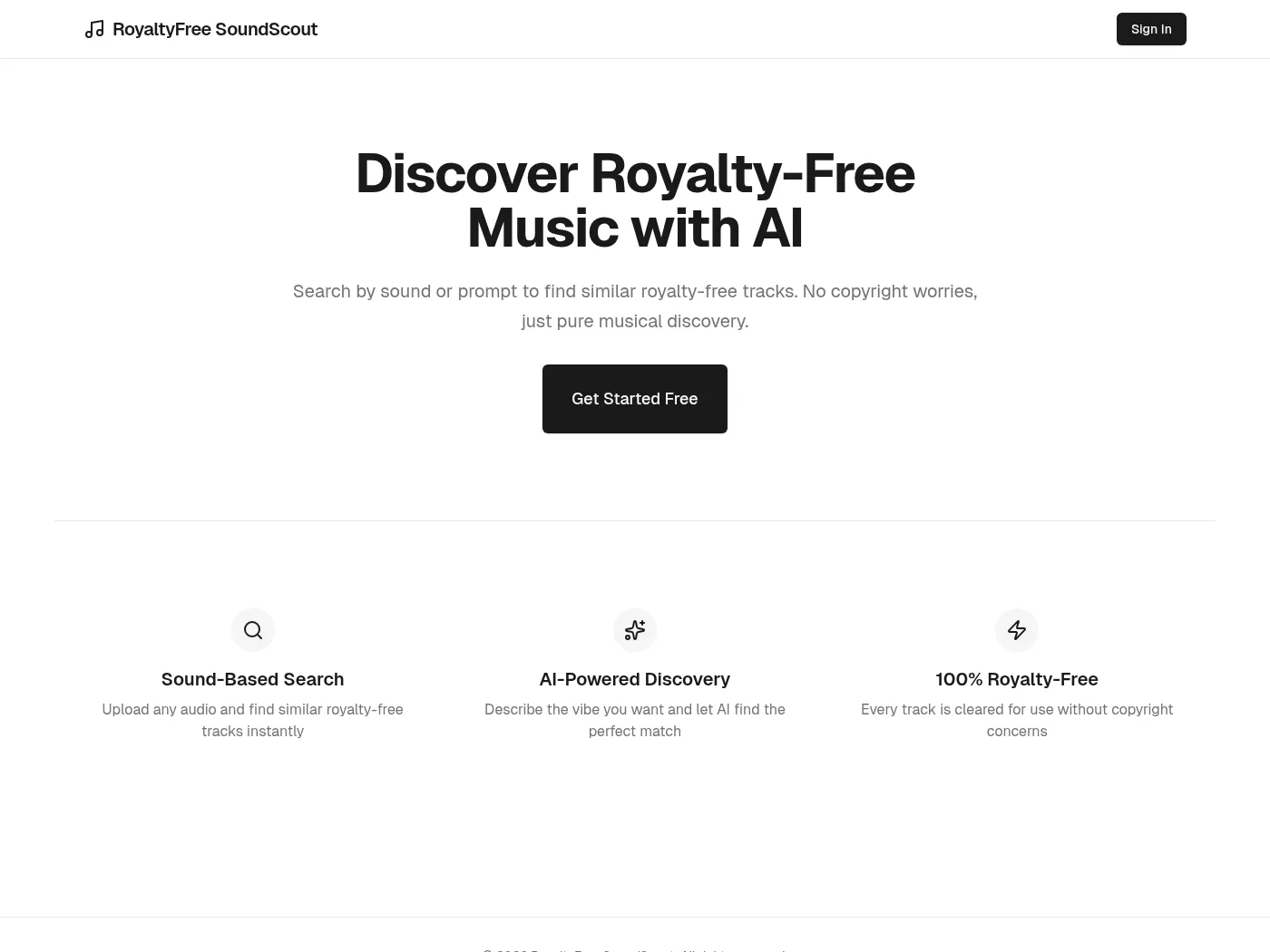 RoyaltyFree SoundScout