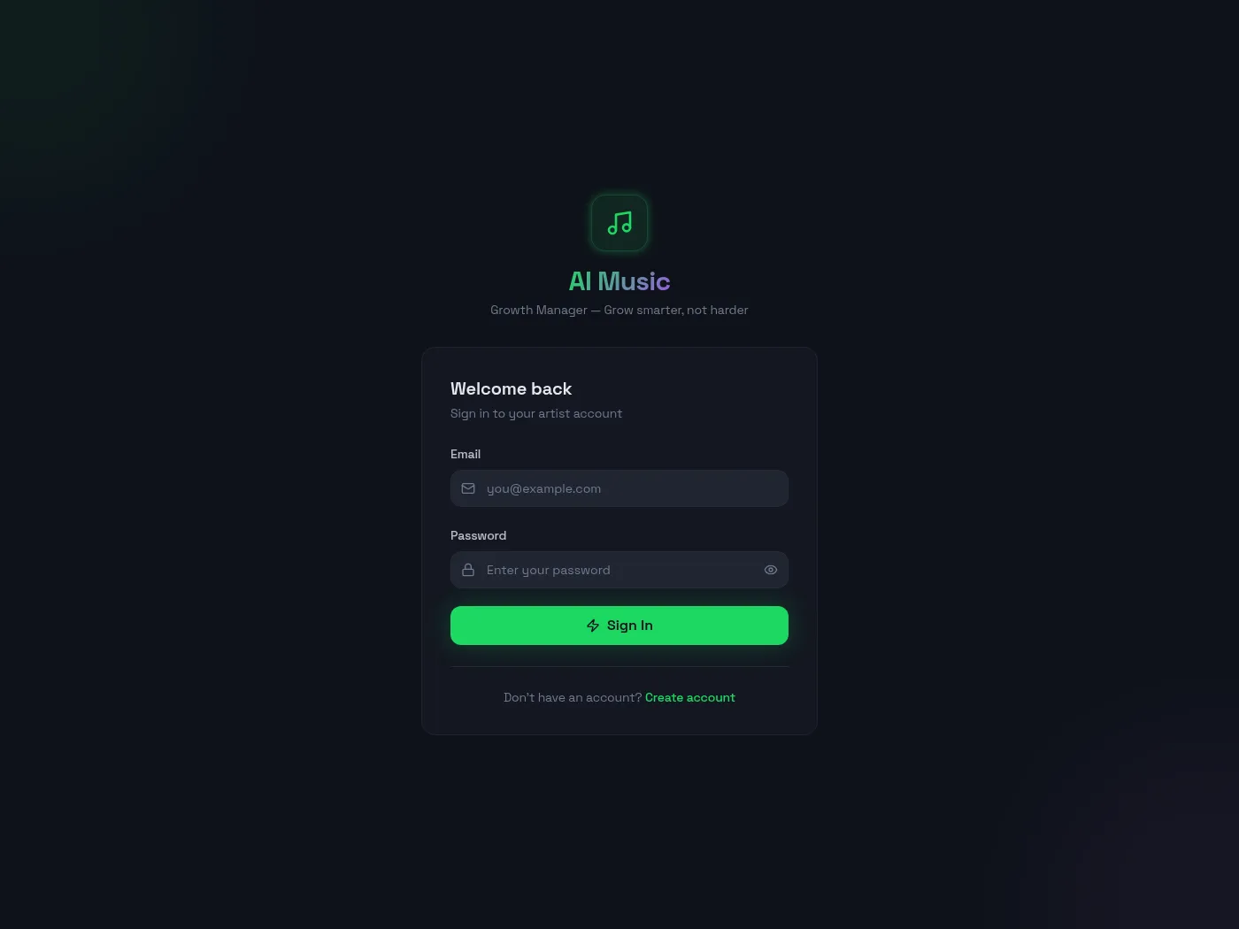 AI Music Growth Manager