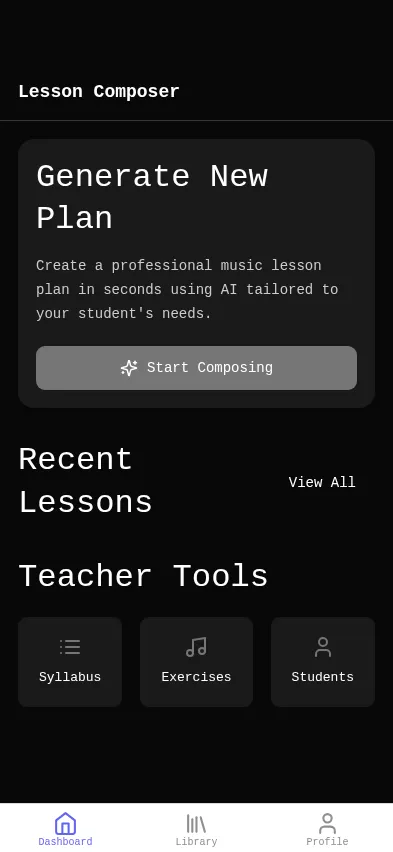 AI Lesson Composer