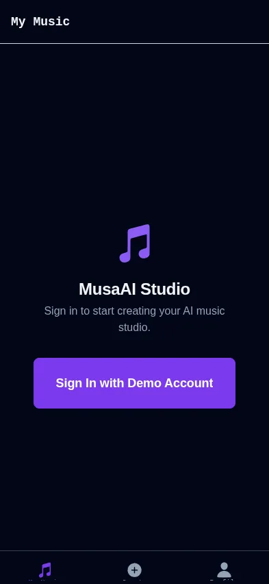 MusaAI Music Studio