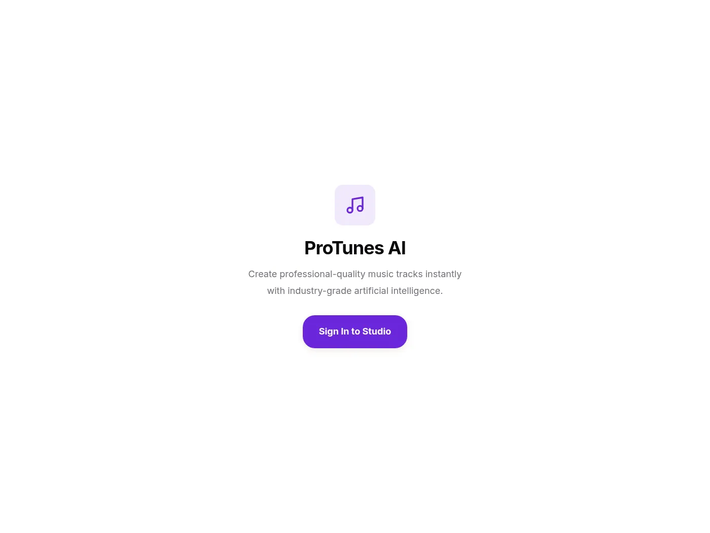ProTunes AI Generator