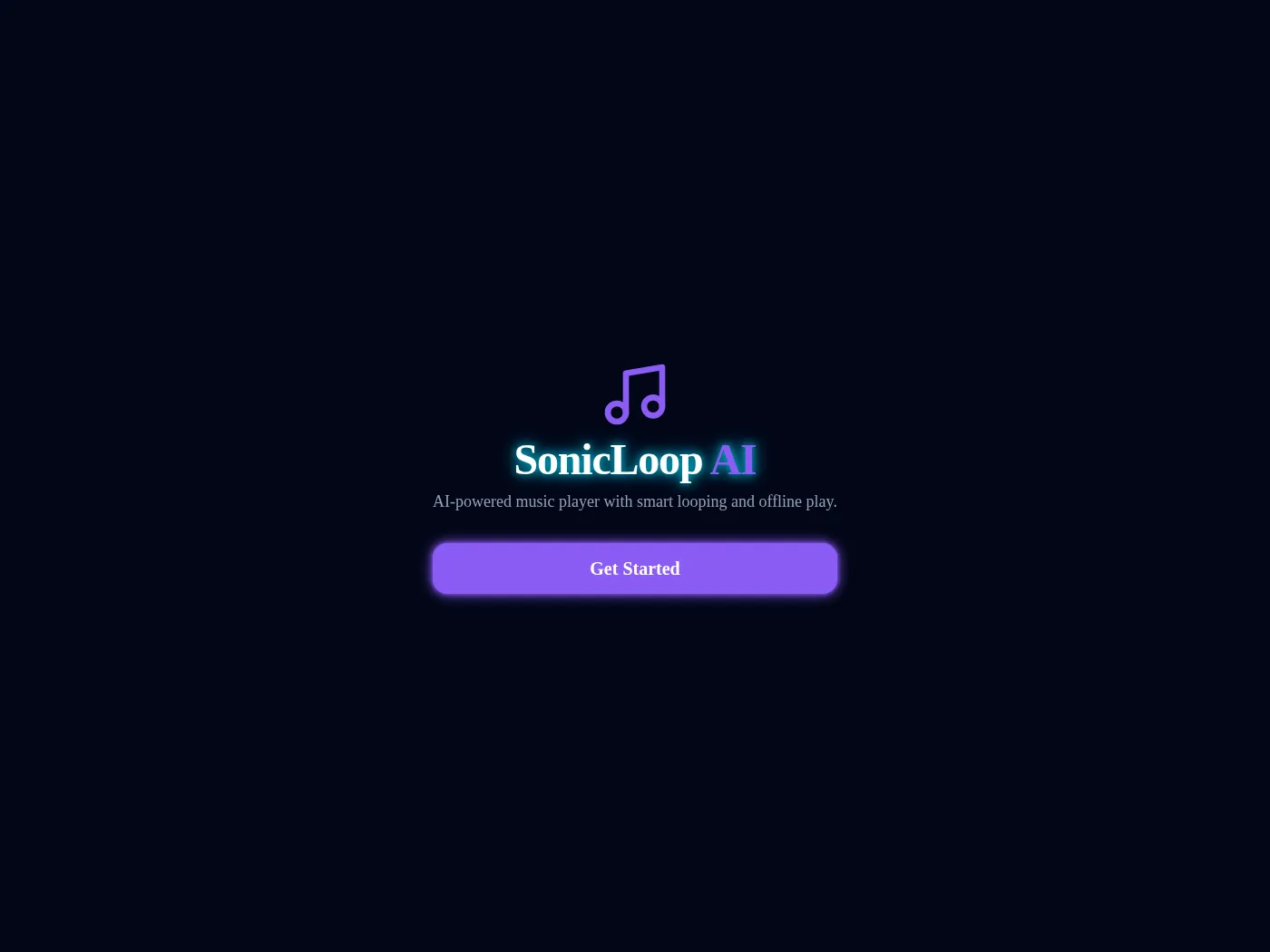 AI Music Loop Player
