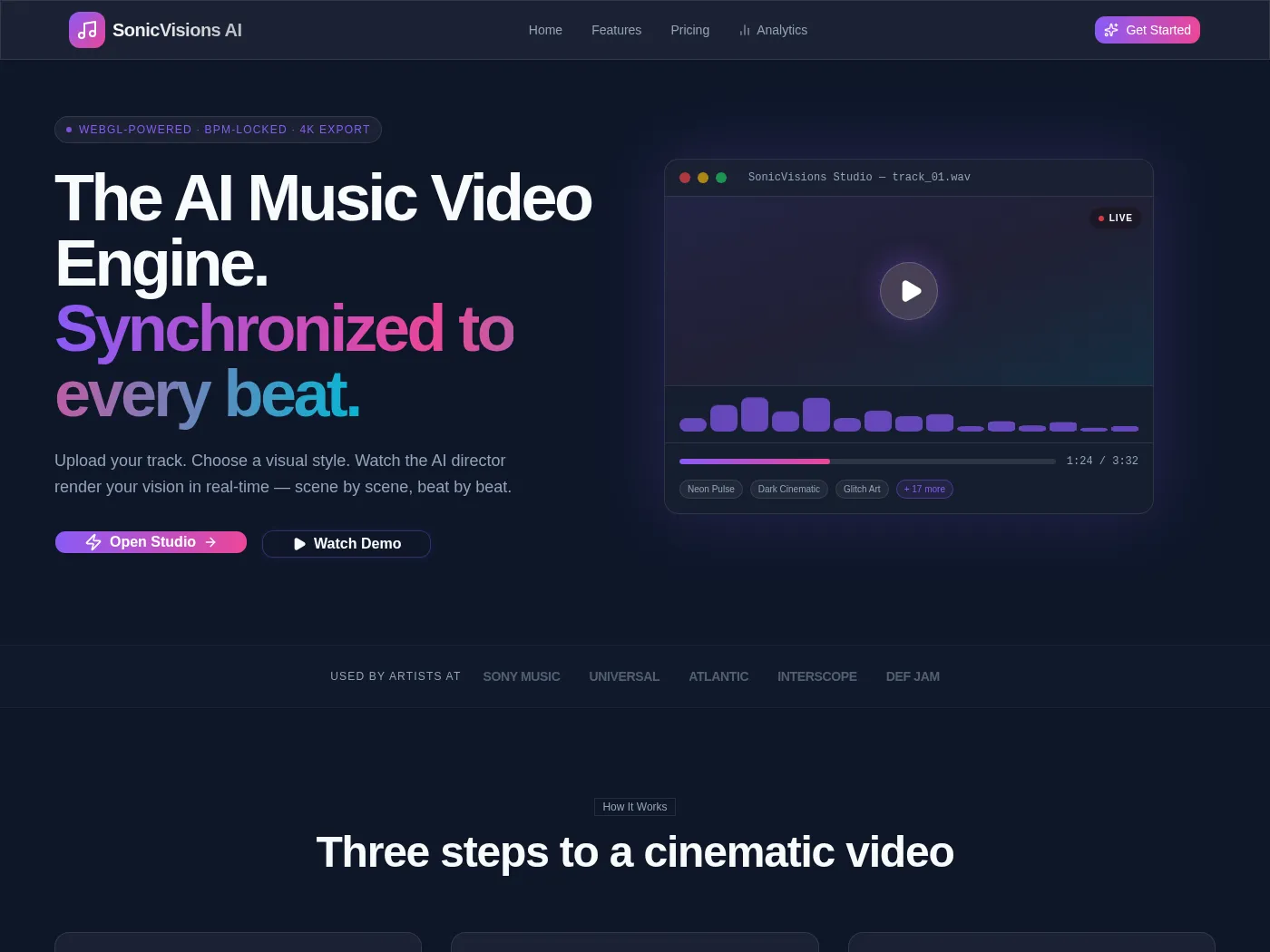 AI Music Video Studio