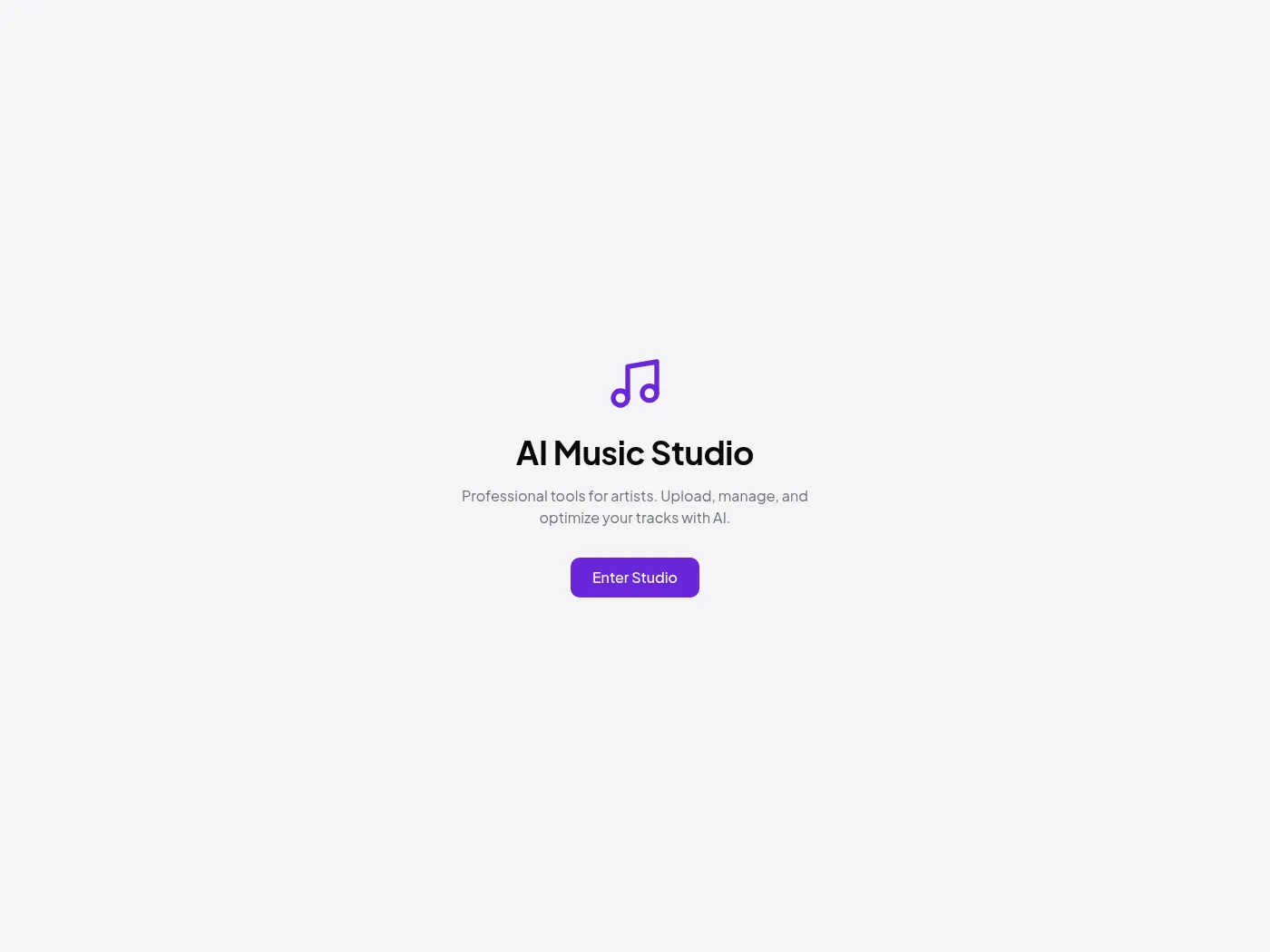 AI Music Uploader Studio