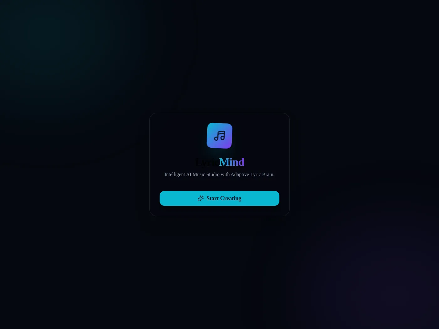 LyricMind AI Music Studio