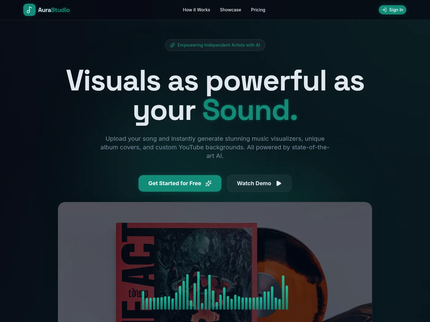 AI Music Visual Studio