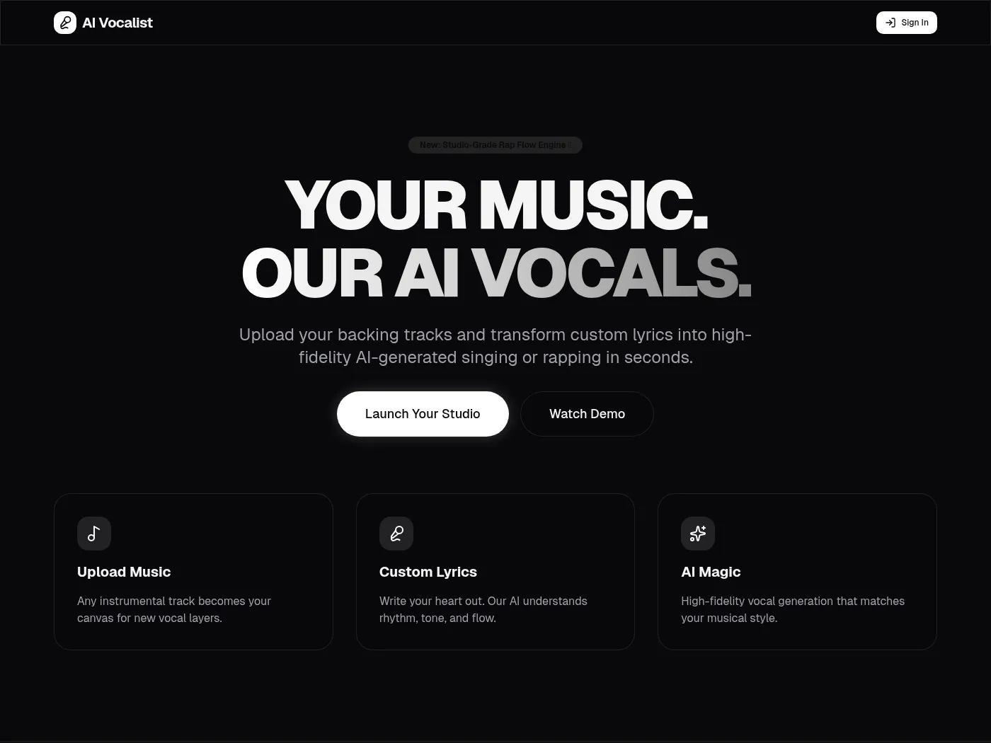 AI Music Vocalist