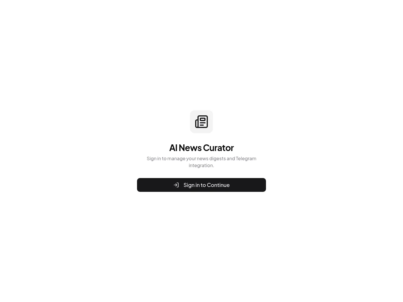 AI News Curator Bot