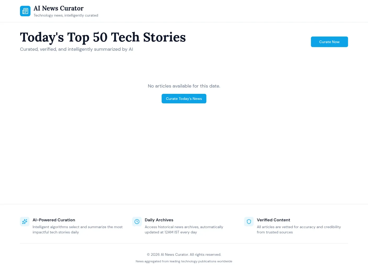AI News Curator