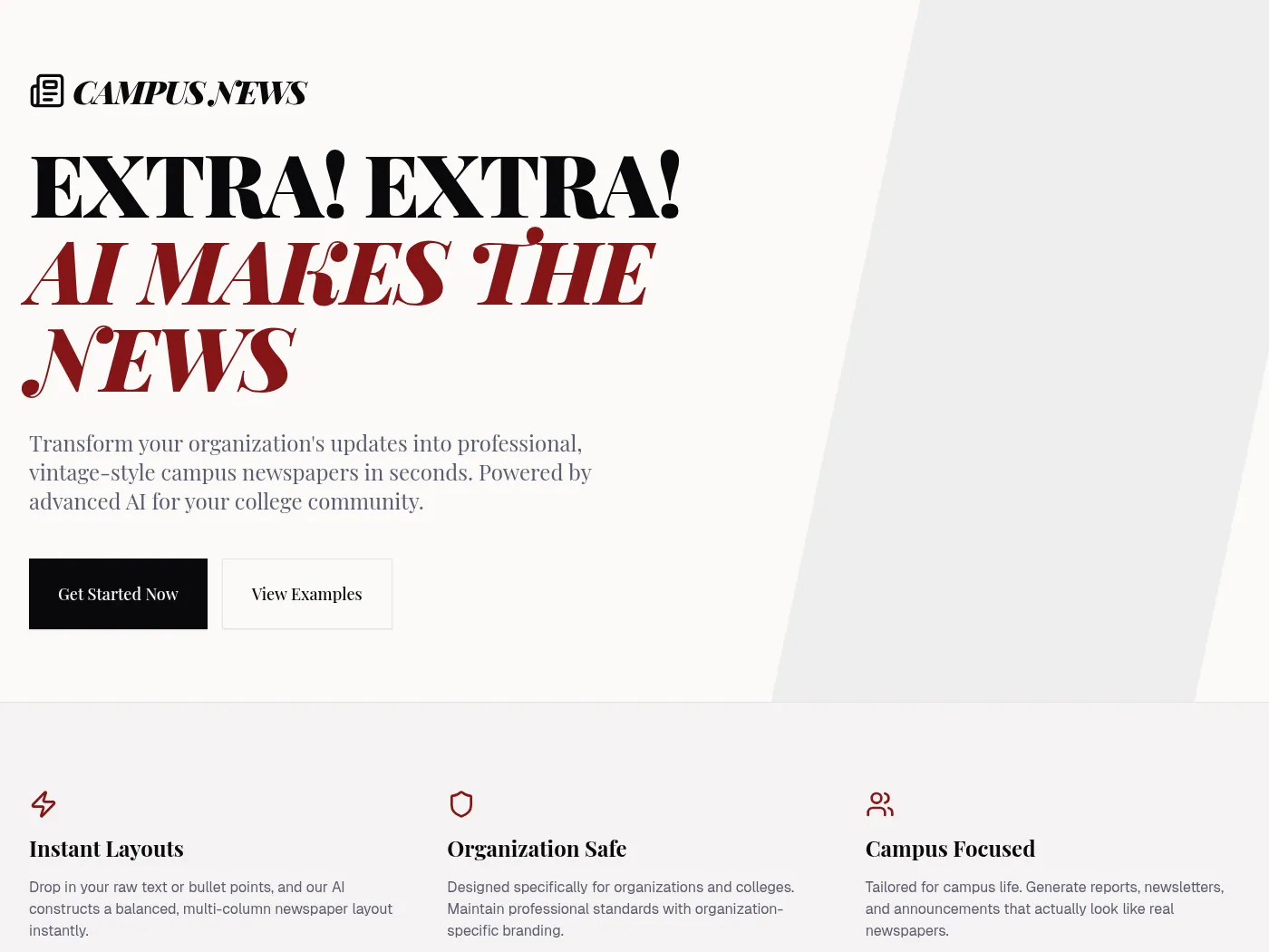 AI Campus News Maker