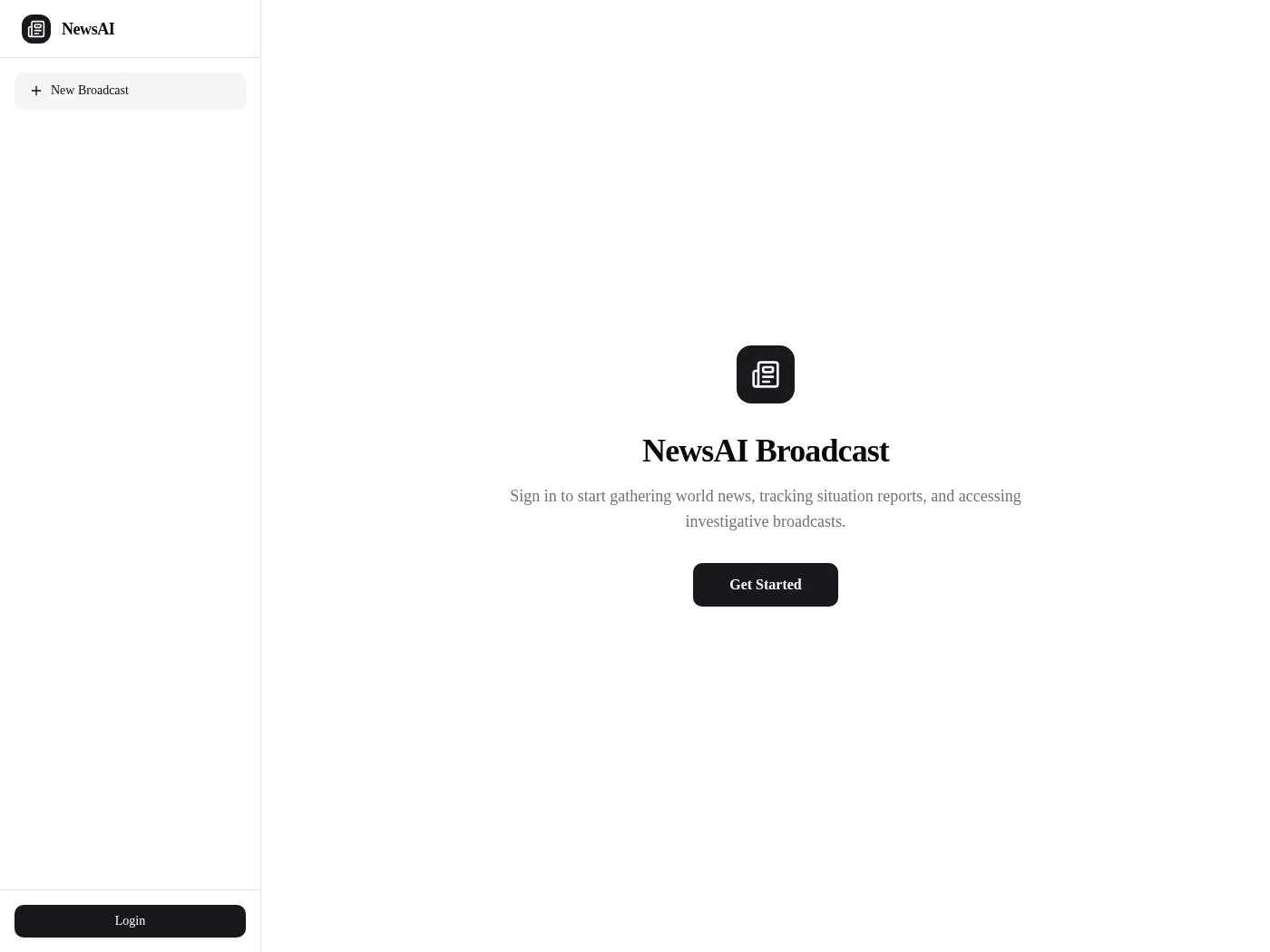 NewsAI Broadcast Hub