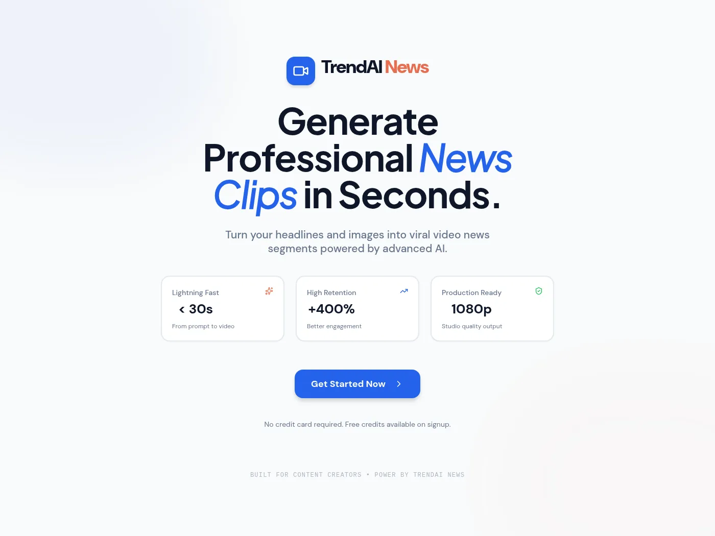TrendAI News Video Maker