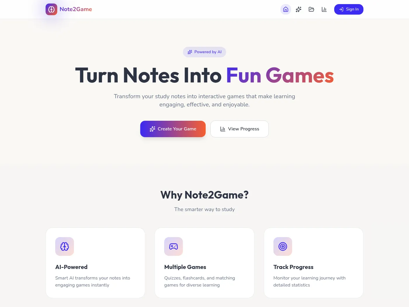 Note2Game AI