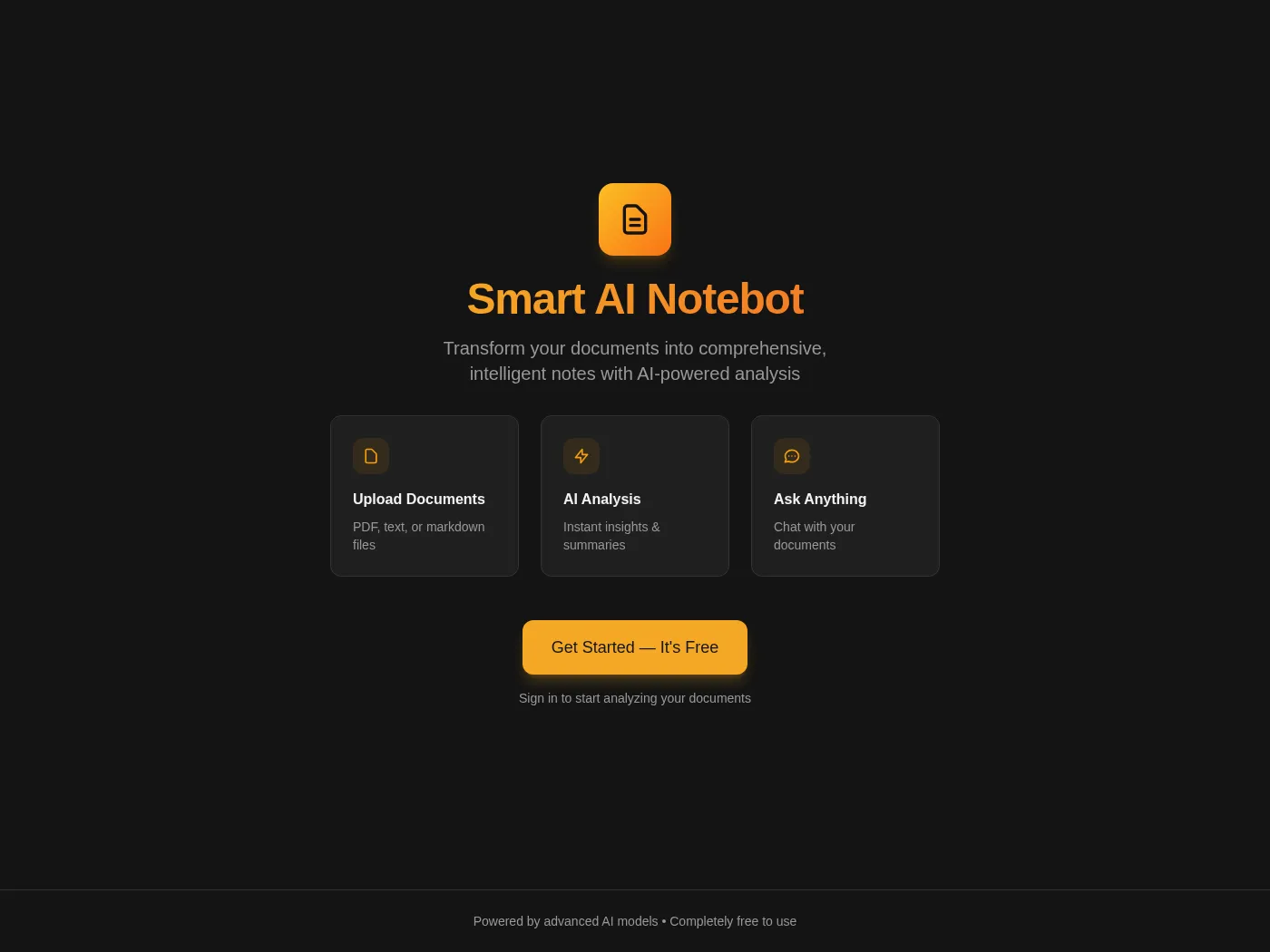 Smart AI Notebot