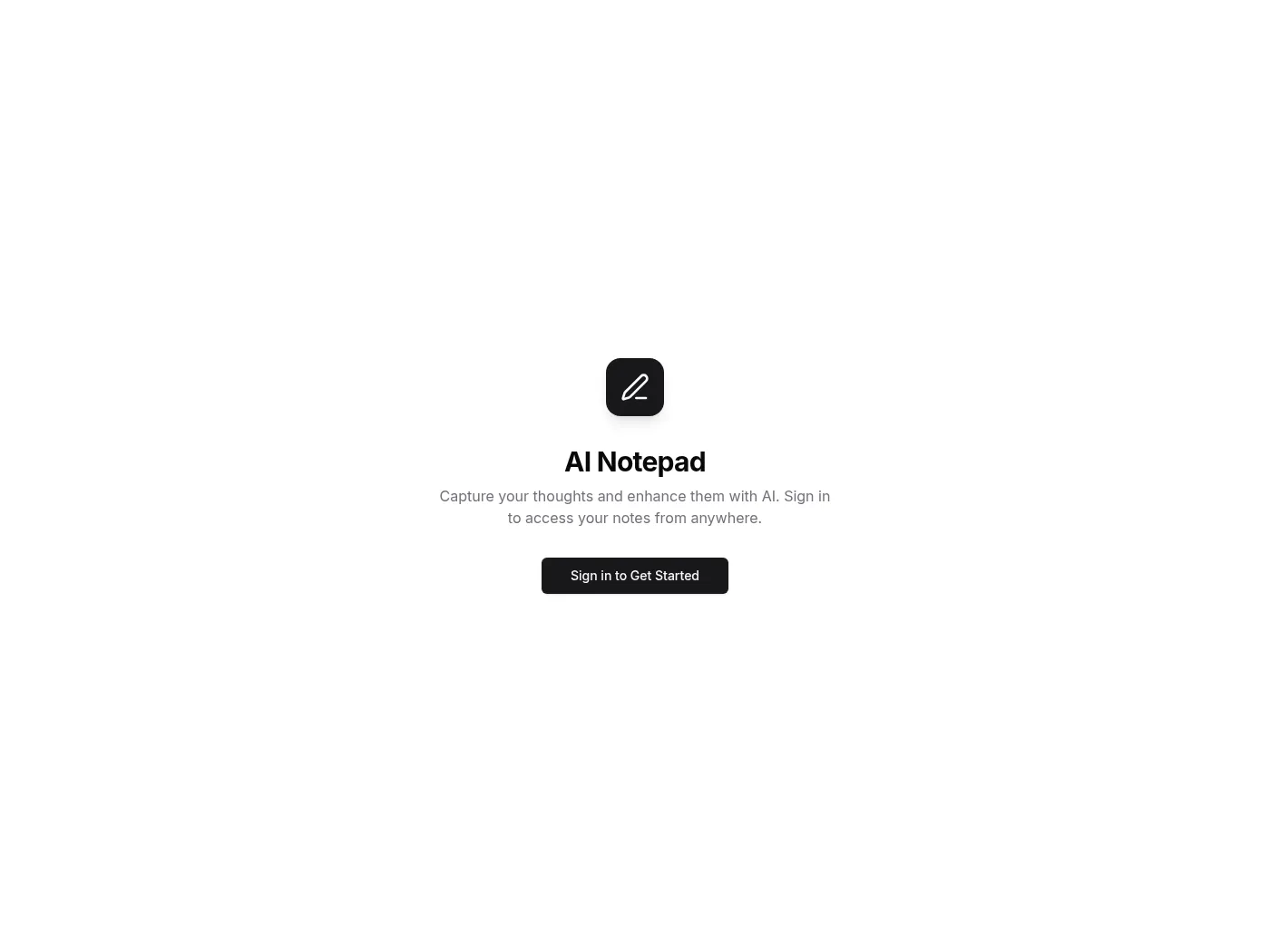 AI Notepad