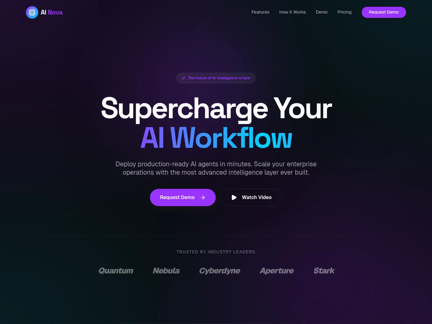 AI Nova Landing