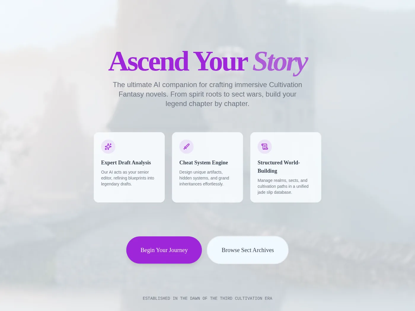 Cultivation Novel AI Writer