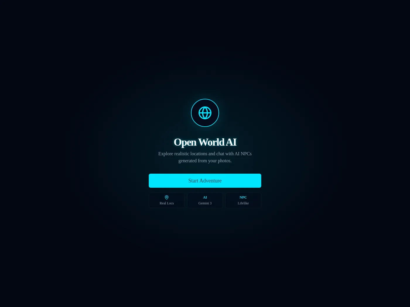 RealWorld AI NPC Explorer