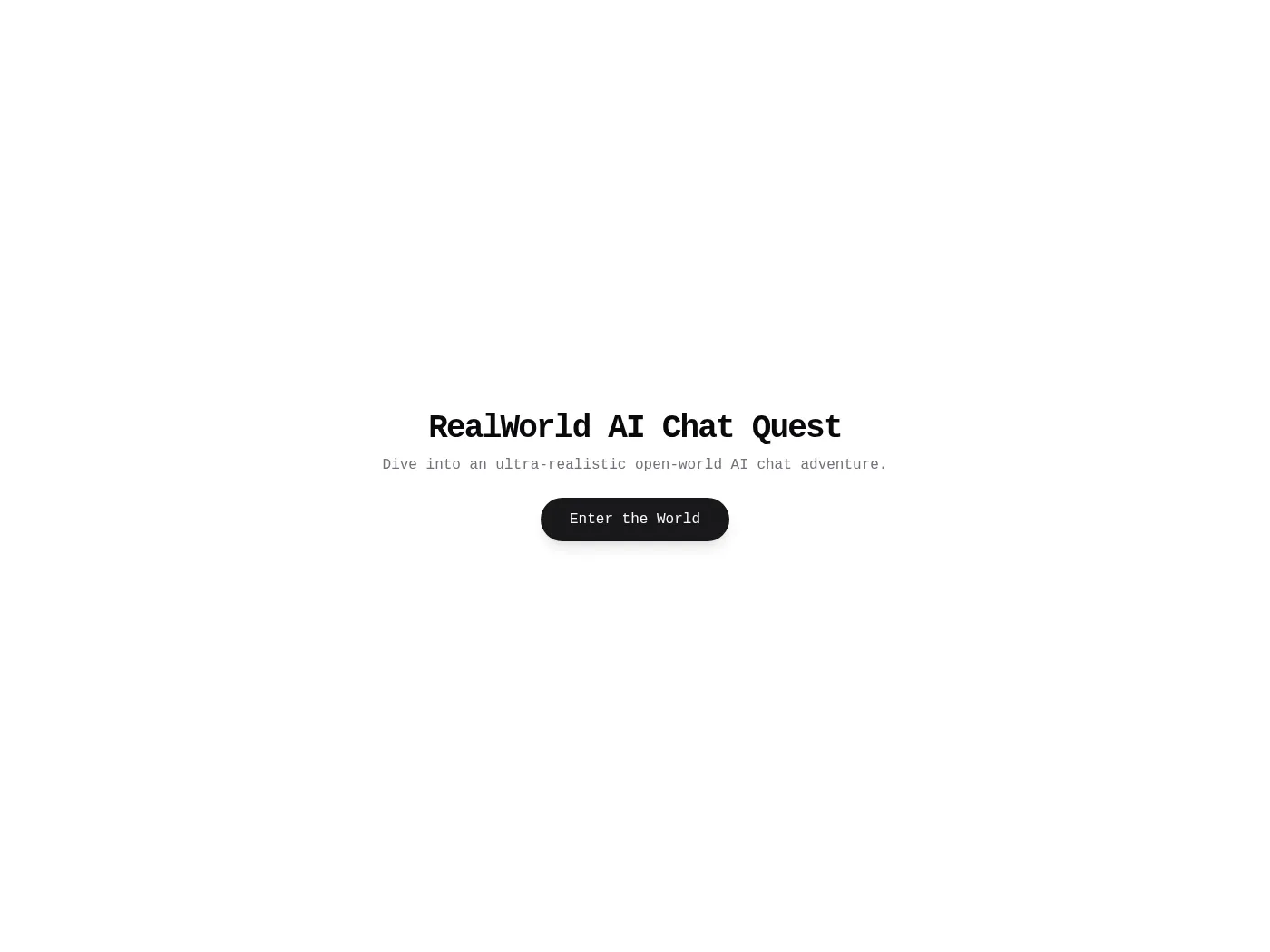 RealWorld AI Chat Quest
