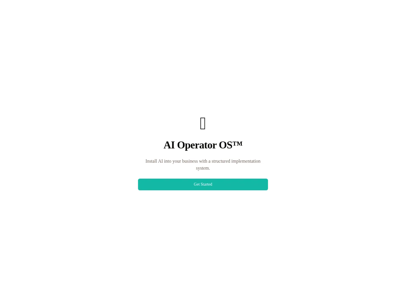 AI Operator OS