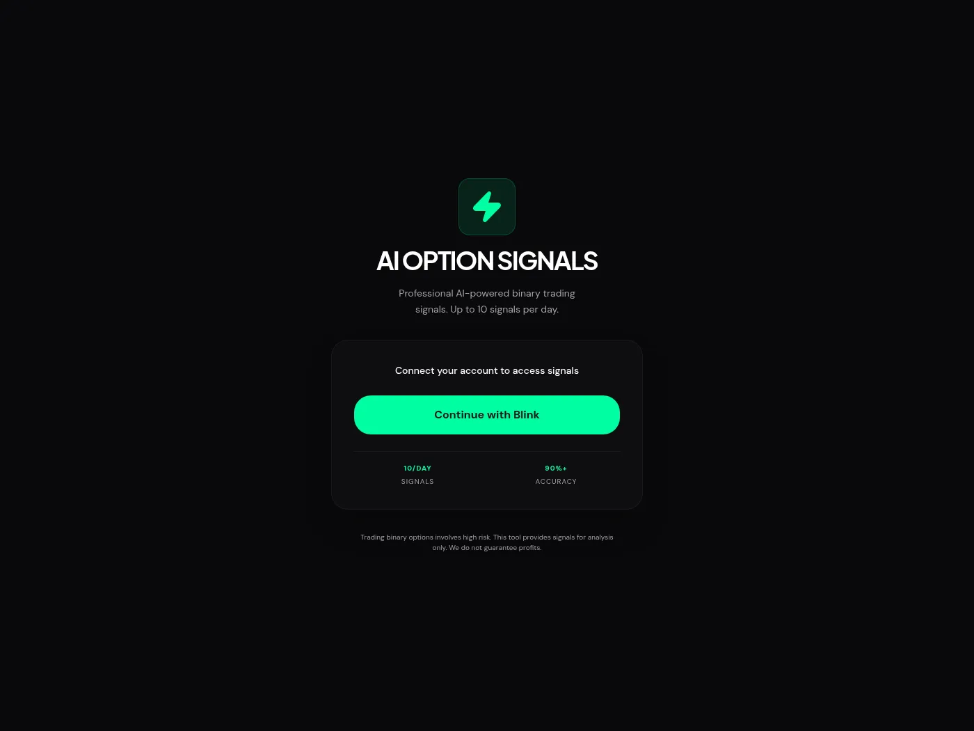 AI Option Signal Bot