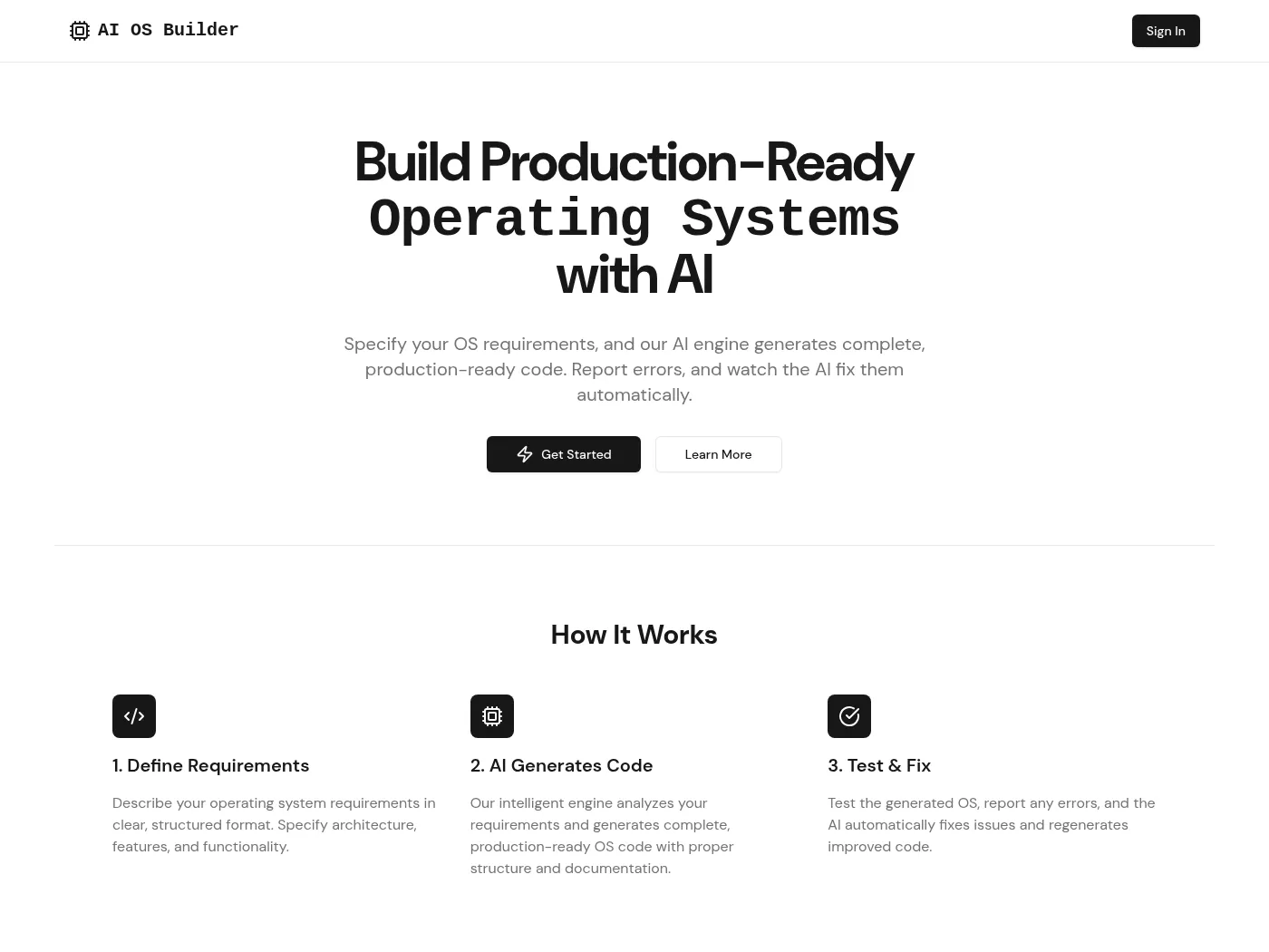 AI OS Builder