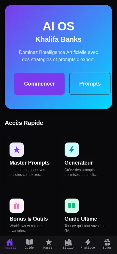AI OS – Khalifa Banks