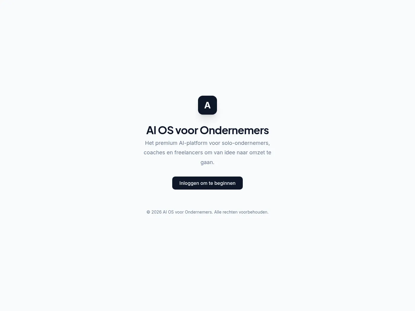 AI OS voor Ondernemers