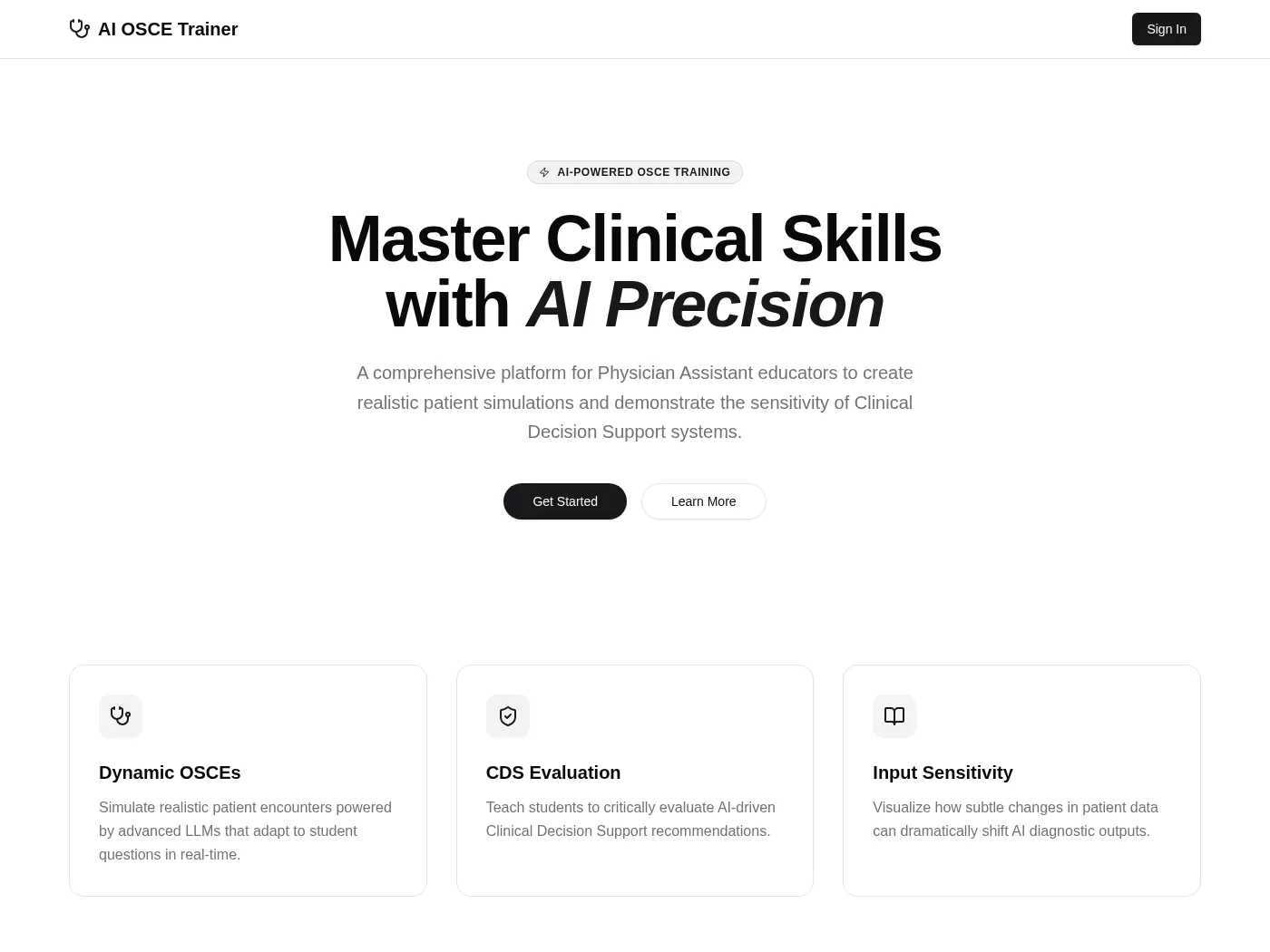 AI OSCE Training Suite