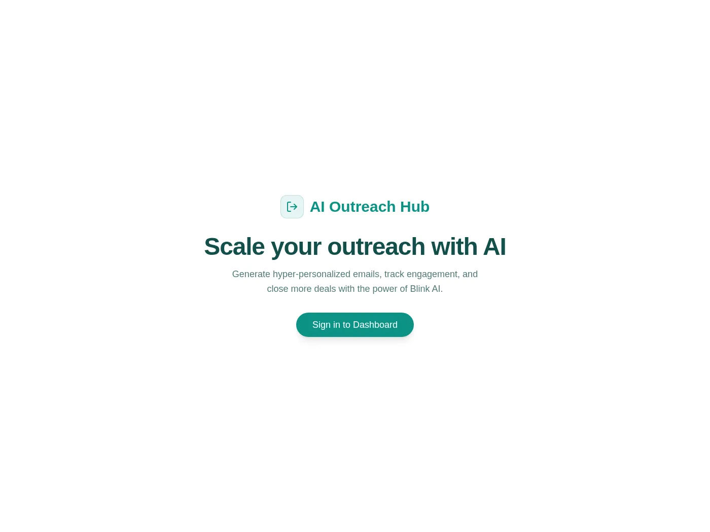AI Outreach Hub