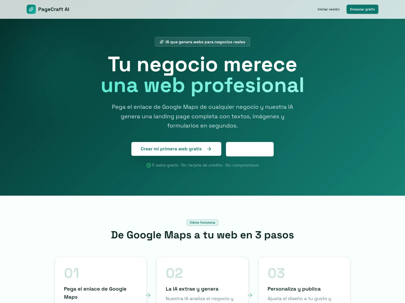 AI Web Builder for Businesses