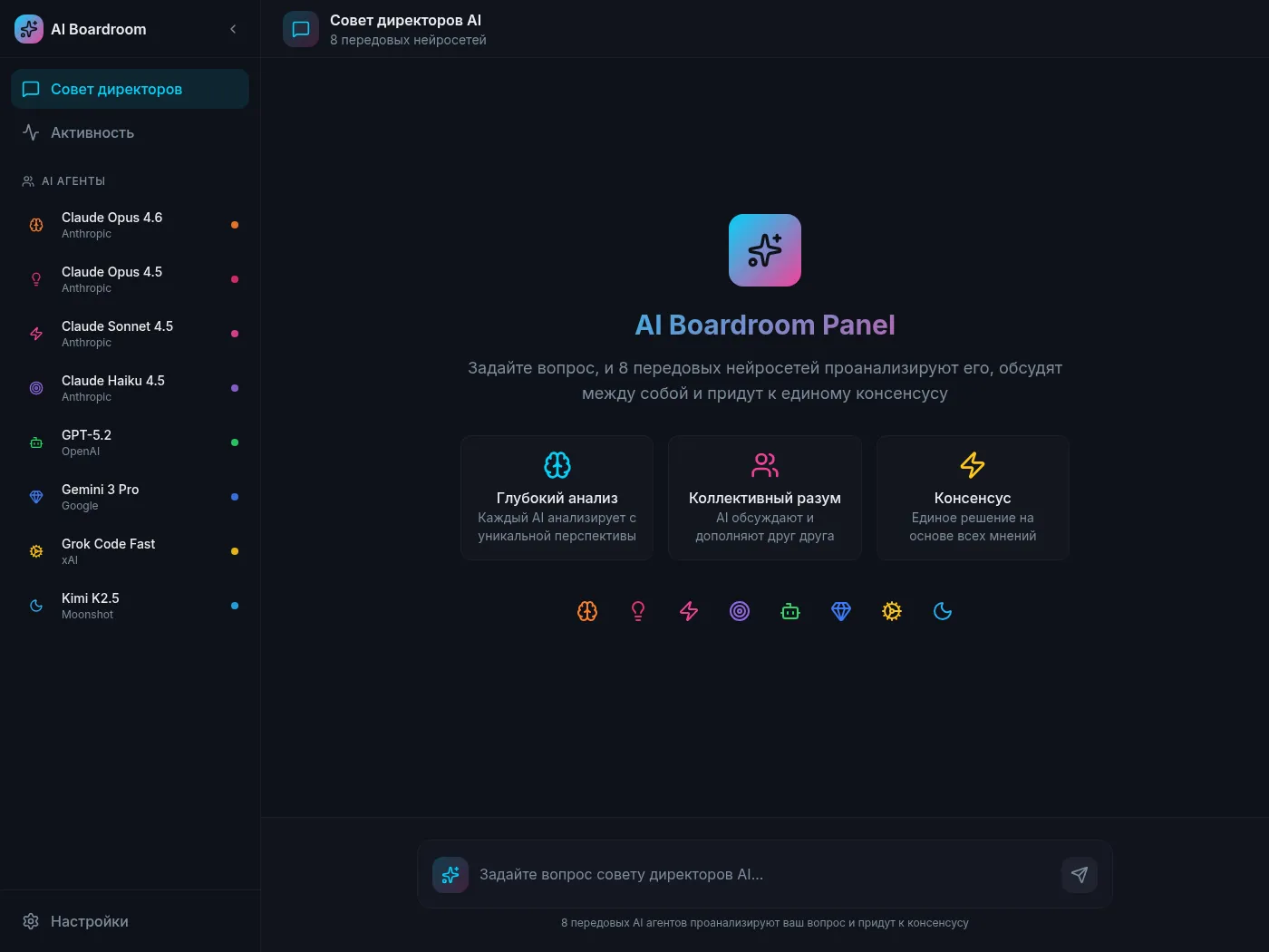 AI Boardroom Panel