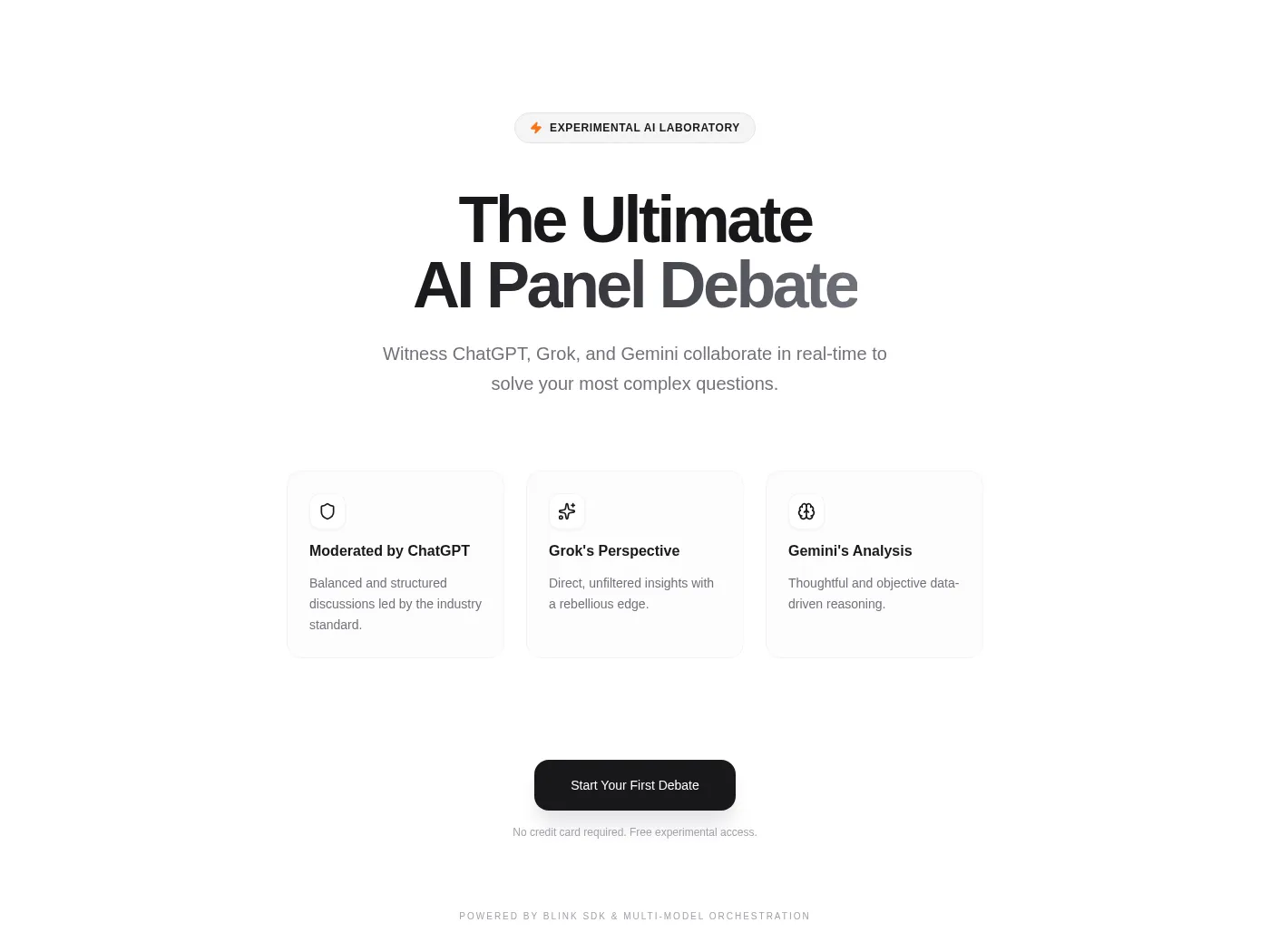 AI Panel Debate