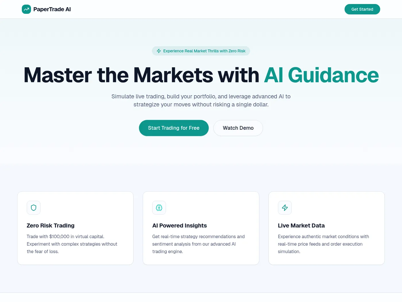 PaperTrade AI Simulator