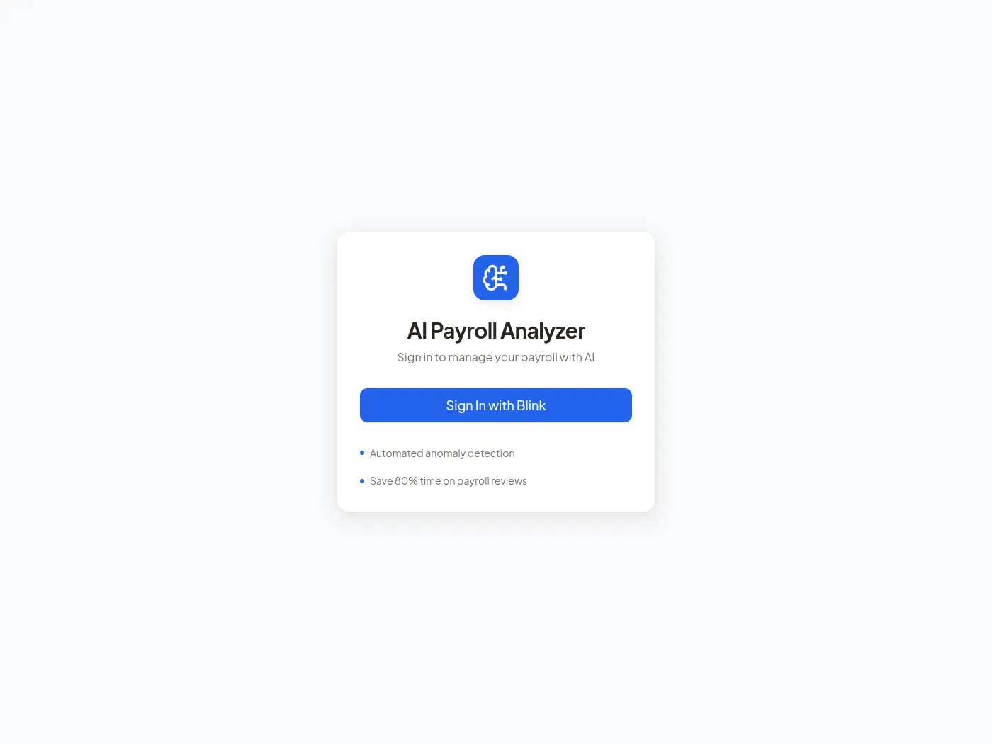 AI Payroll Analyzer