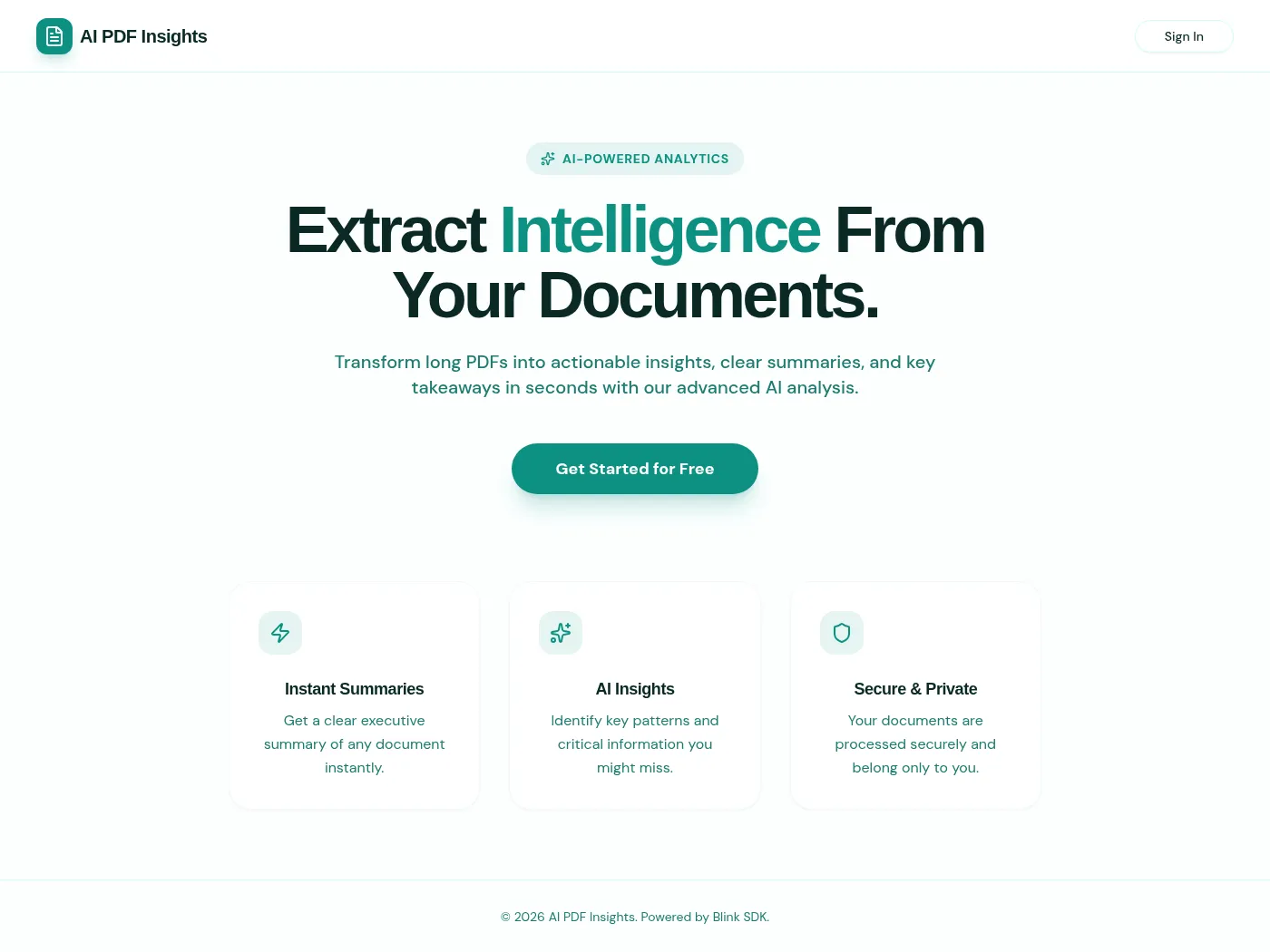 AI PDF Insights