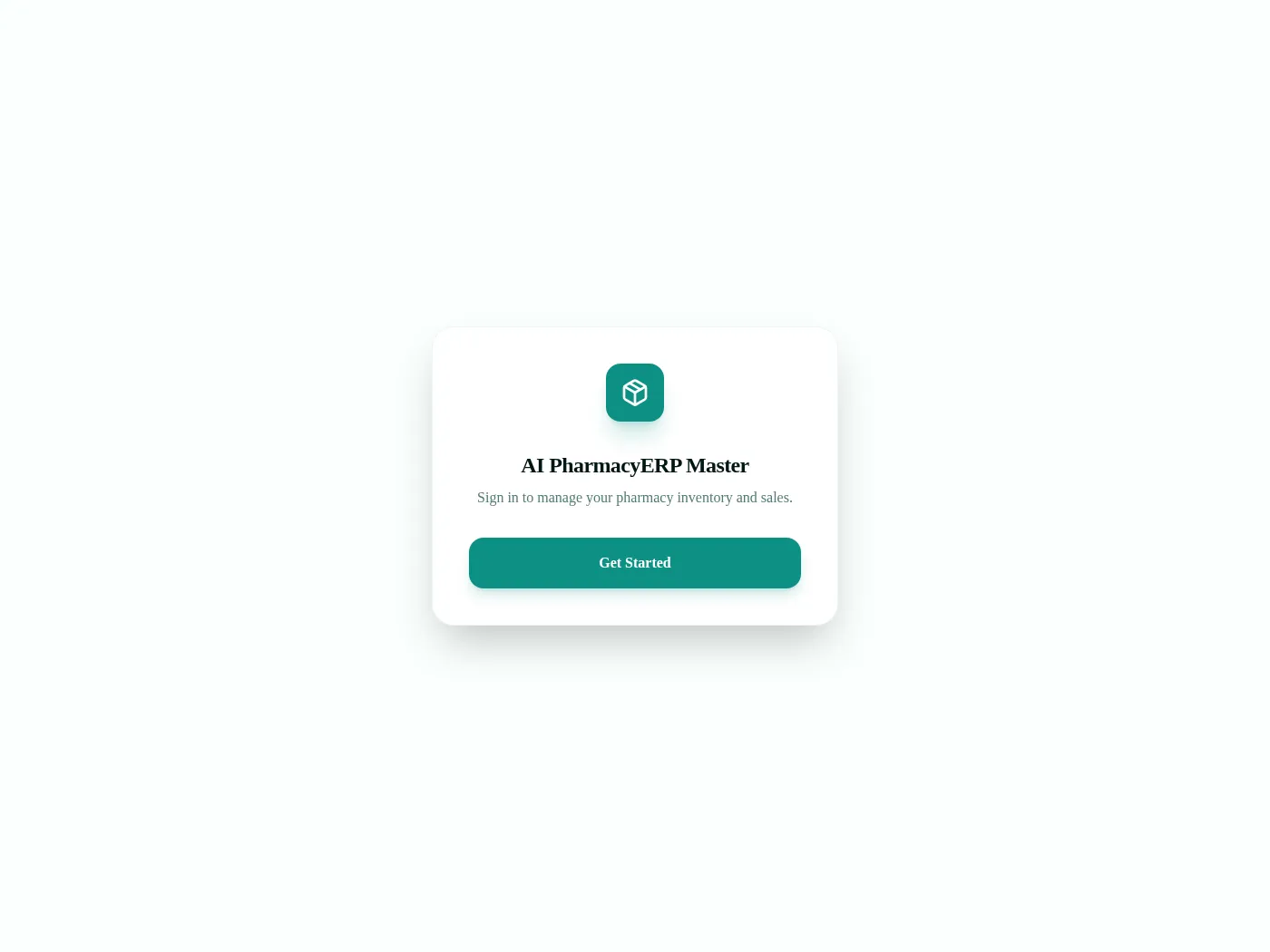 AI PharmacyERP Master